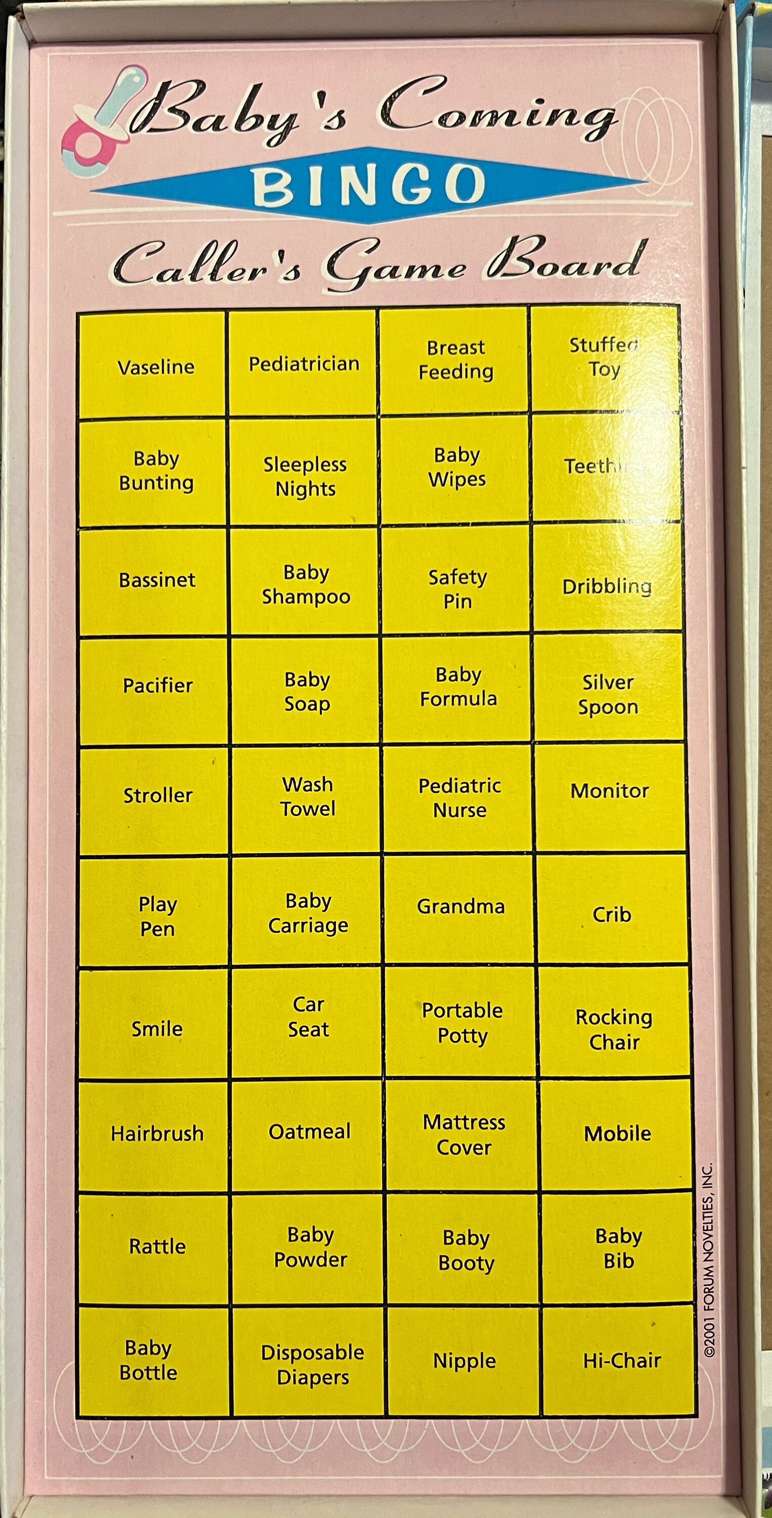 Babys Coming Bingo. A Fun Baby Shower Game for Friends & - Etsy