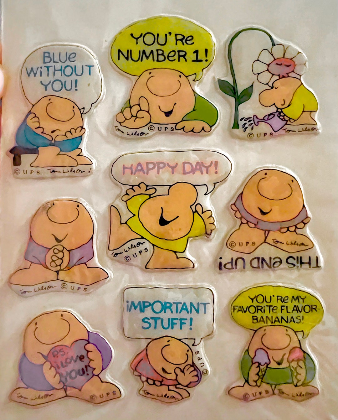 Vintage 1984 Ziggy Puffy Stickers. Your Choice - Etsy