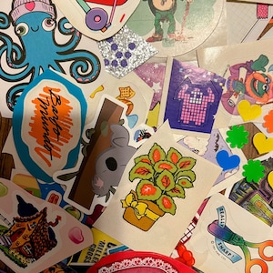 60+ Grab Bag Stickers! Vintage 1980s 1990s 2000s 2010s & Current ...