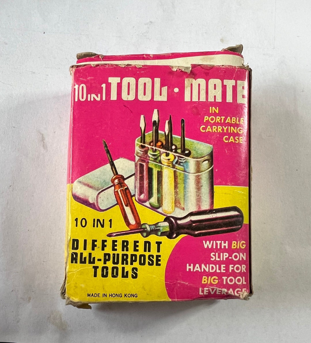 Vintage 1970s 10 in 1 All Purpose Tool Mate Screwdriver Set, Made in ...