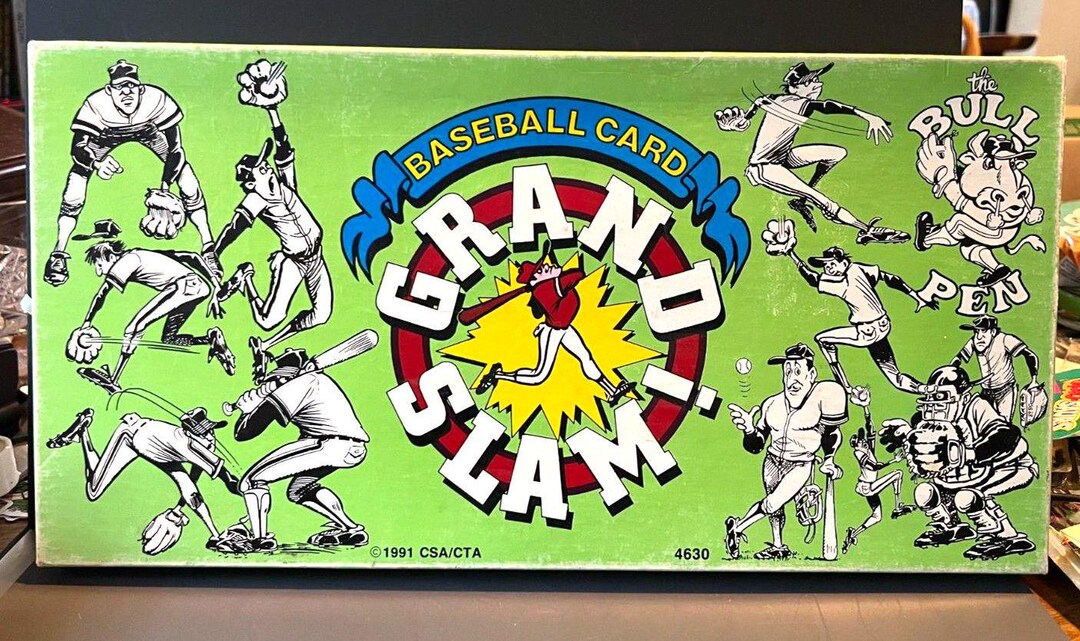 Vintage 1991 Grand Slam! Baseball Board Game; Educational Math, Reading ...