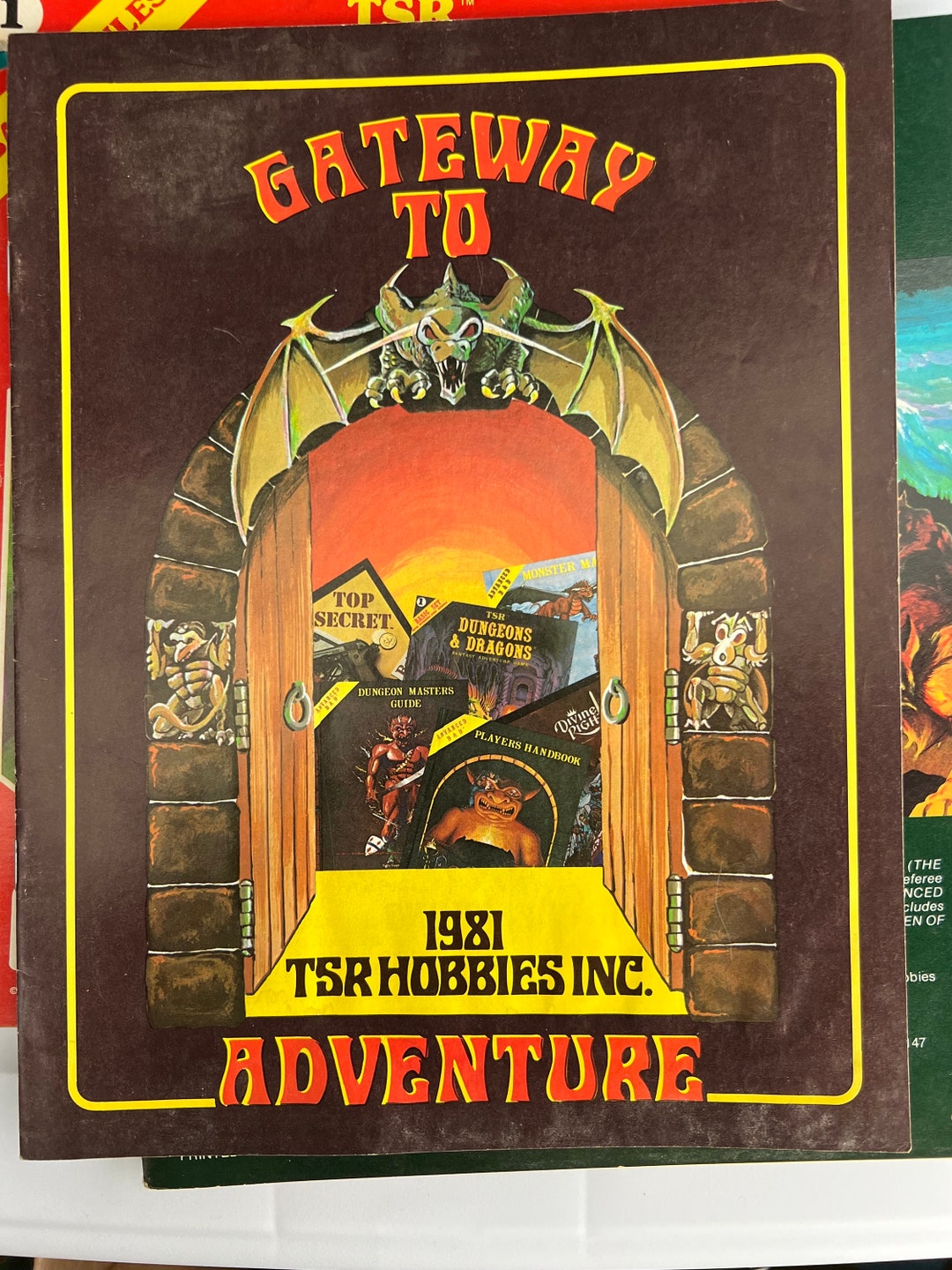 Vintage 1981 Gateway to Adventure TSR Hobbies Catalog, Dungeons and ...