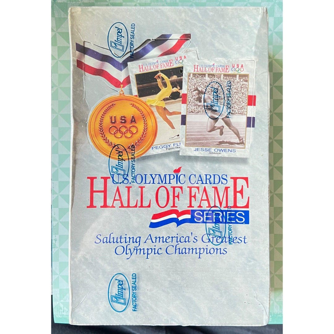 Vintage 1991 Olympic Trading Cards Hall of Fame; New SEALED - Etsy