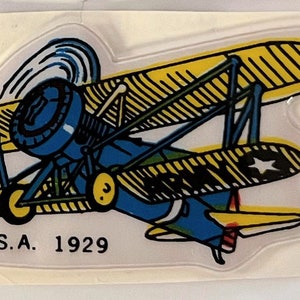 Vintage Puffy Fighter Jet Stickers. 1090s Brand New. War Planes ...