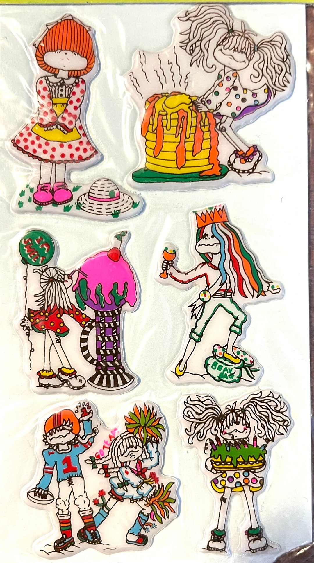 Vintage 1980s Puffy Stickers Parsley Bunch, Your Choice - Etsy