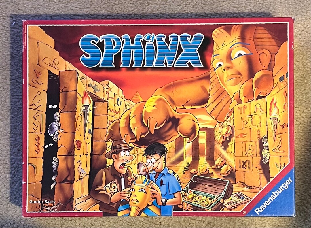 Vintage 1999 Sphinx Board Game by Ravensburger - Etsy