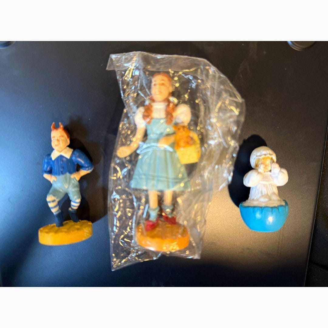 Vintage 1980s Wizard of Oz Small Figurine Toys; Your Choice: Dorothy ...