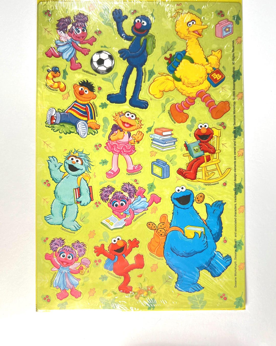 Vintage 1990s Sesame Street Sticker Sheet, Hallmark - Etsy