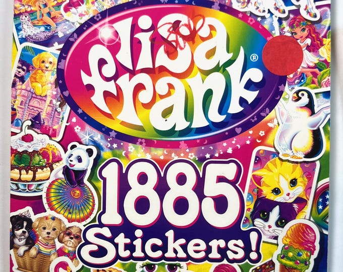 Vintage 1990s Lisa Frank 2nd Collector's Set Sticker Book, 1885 ...