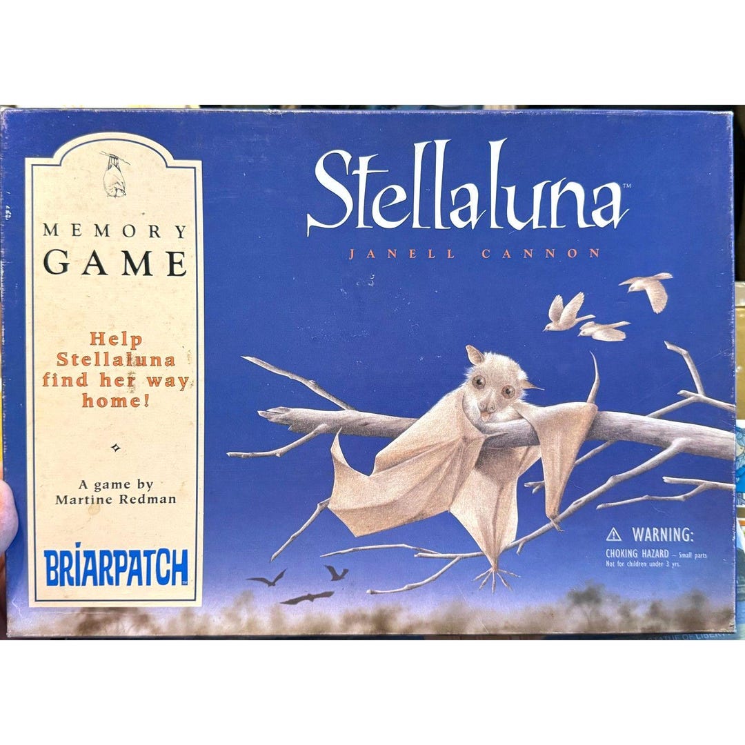 Vintage 1993 Stellaluna Memory Board Game by Briarpatch, Complete - Etsy