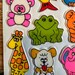 Vintage 1980s Puffy Animal Stickers Your Choice, Snail, Owl, Bunny ...