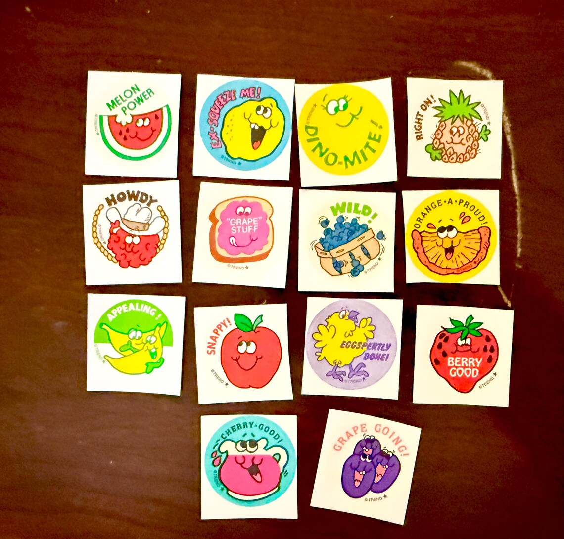NEW FLAVORS! Scratch and Sniff Stickers Themed Lots. Choose From: Fruit ...