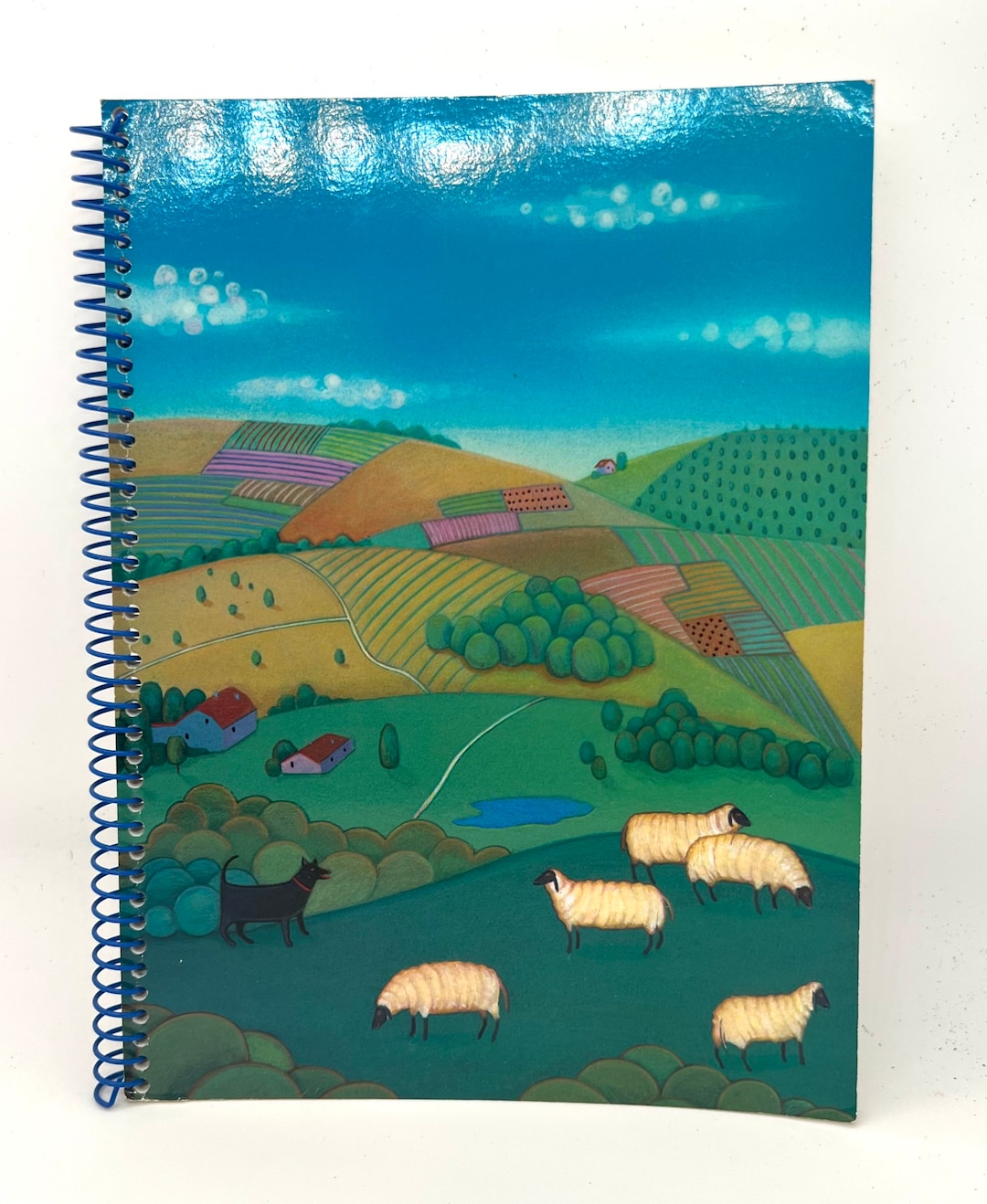 Vintage 1980s Hallmark Journal Notebook. Farm. Pasture. Country ...