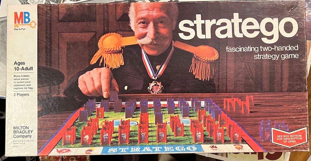 Vintage 1961 Stratego Board Game. Classic Game of Battlefield Strategy. in Excellent Shape ...