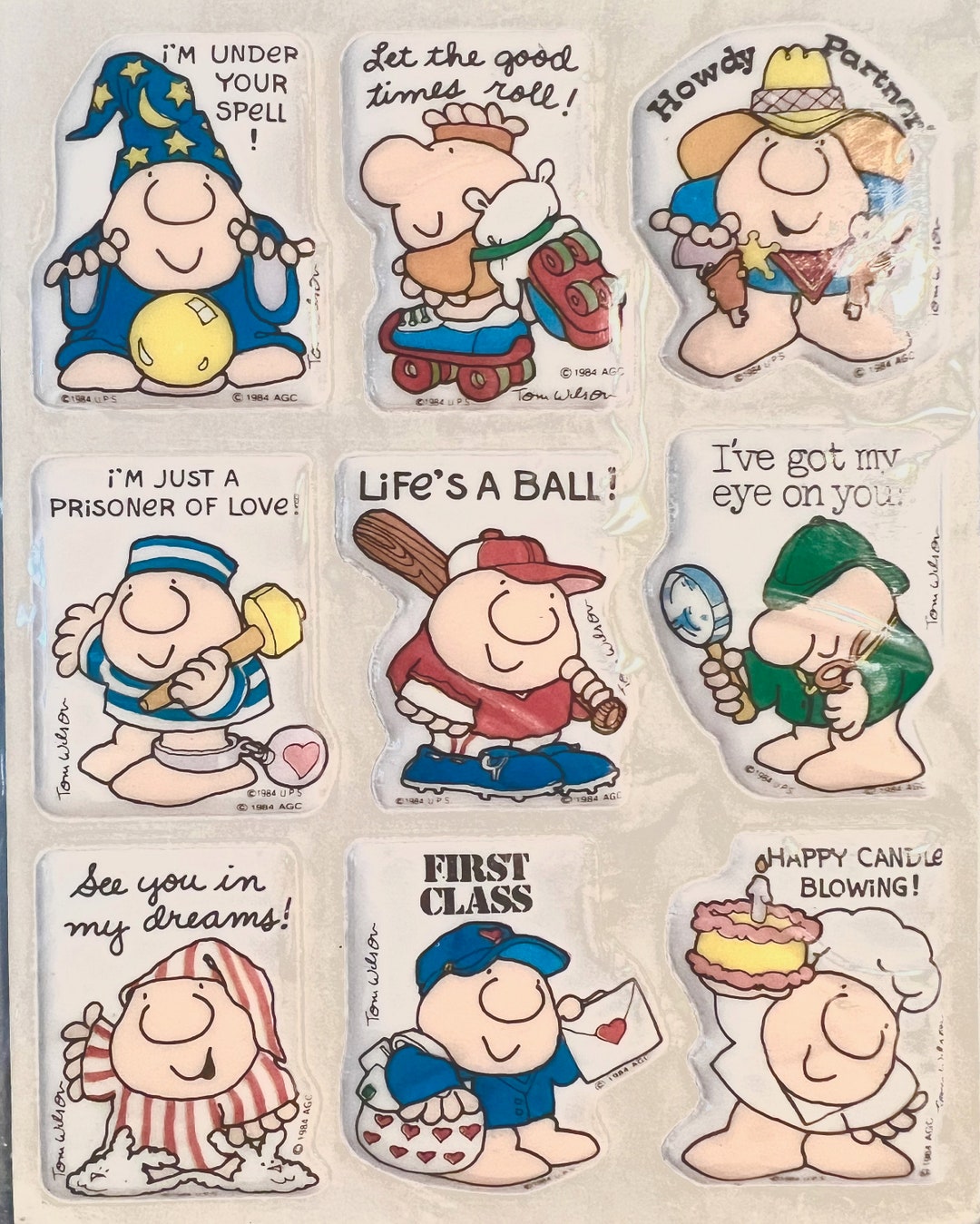 Vintage 1984 Ziggy Puffy Stickers. Your Choice! - Etsy