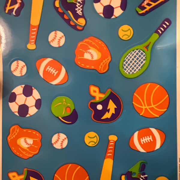 Basketball Vinyl Sticker Sheets - Etsy