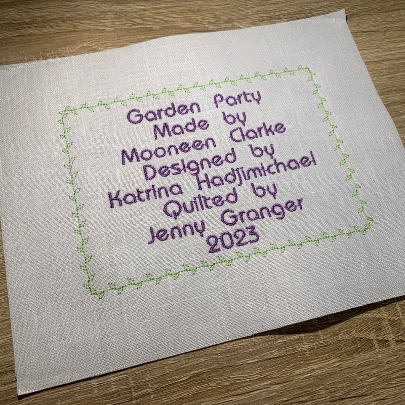 Embroidered Quilt Labels - Etsy