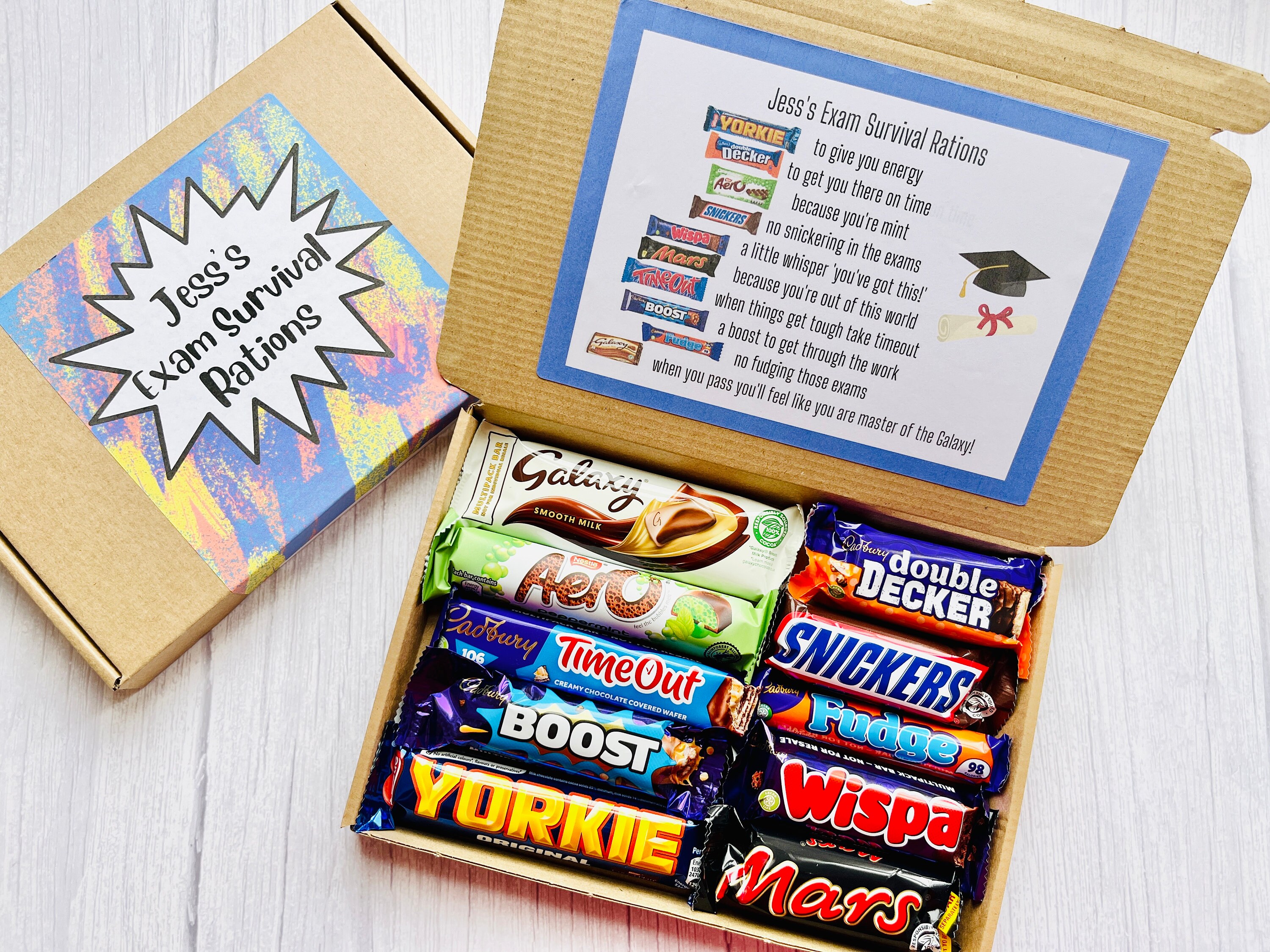 Revision Kit | Exam Survival Rations | Fun Chocolate Gift Box for ...