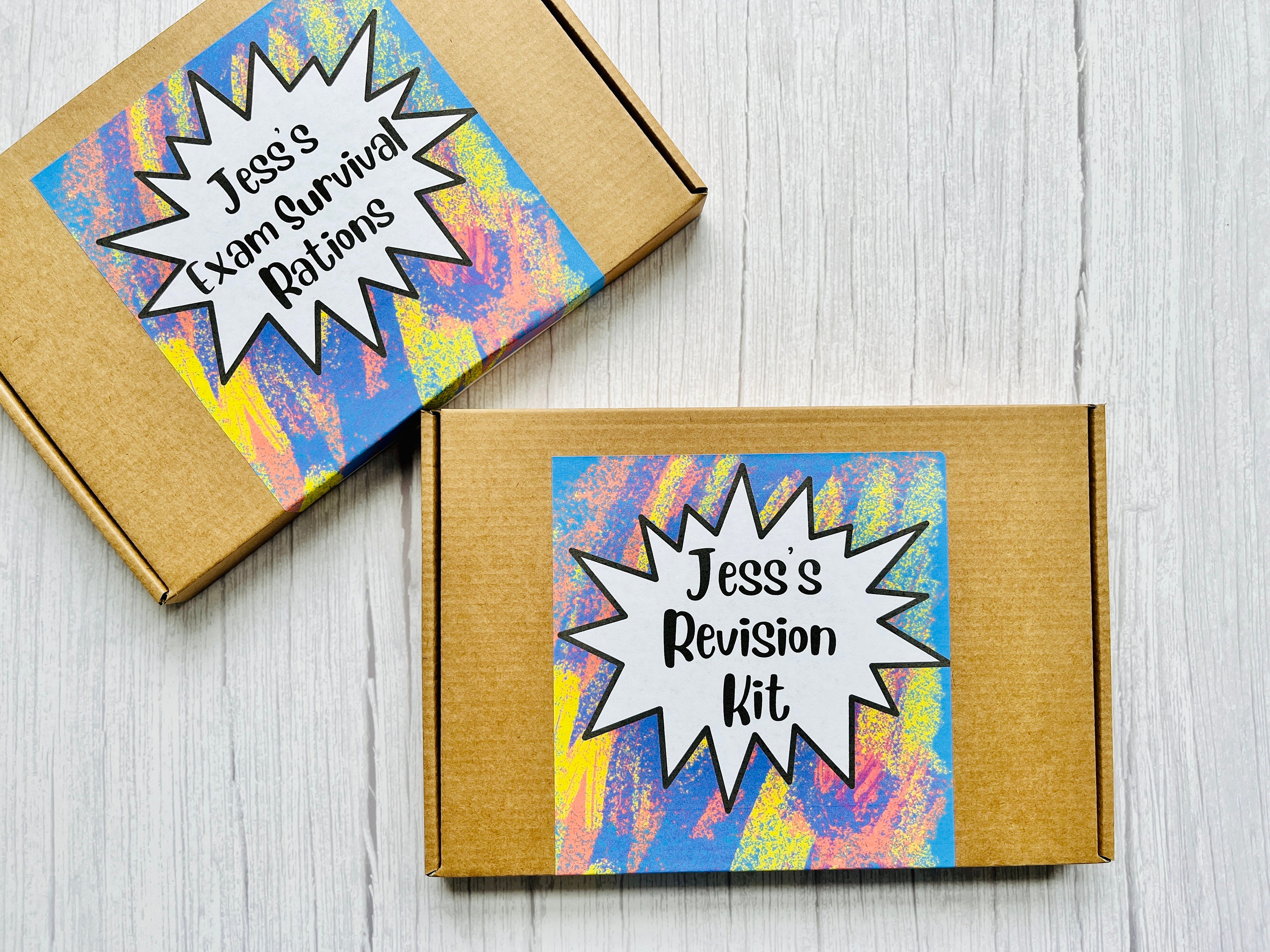 Exam Chocolate Gift Box | Student Revision Kit, Good Luck Treats - Etsy