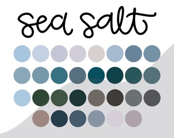 Sea Salt Palette | Etsy
