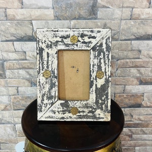 Antique Old Style Rustic Photo Frame Distressed Wood Picture Frame ...