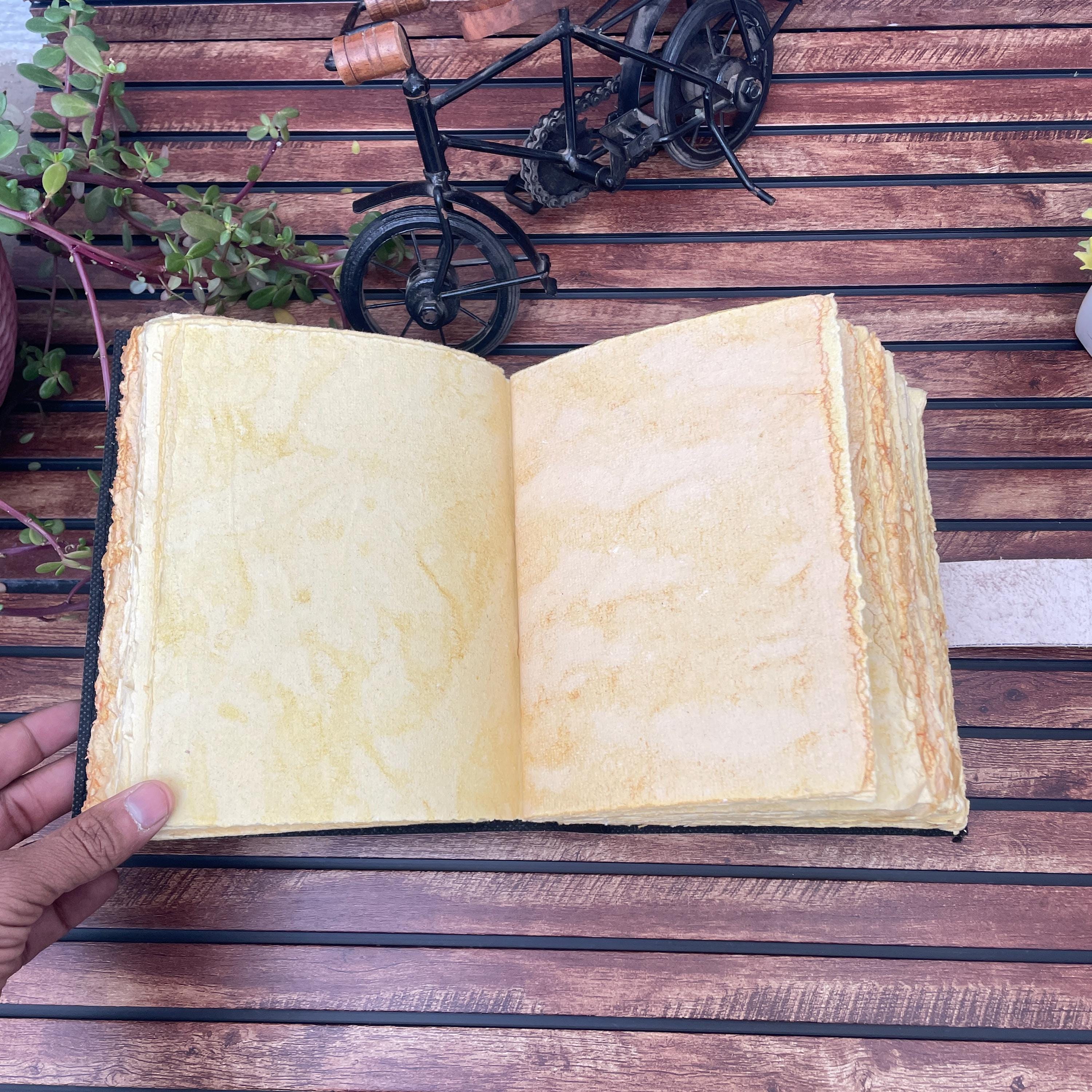 Tree of Life Leather Journal, 400 Page Grimoire, Celestial Spell Book ...