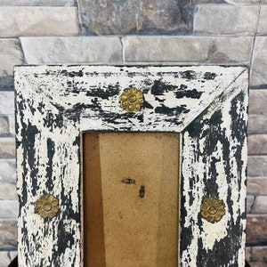 Antique Old Style Rustic Photo Frame Distressed Wood Picture Frame ...