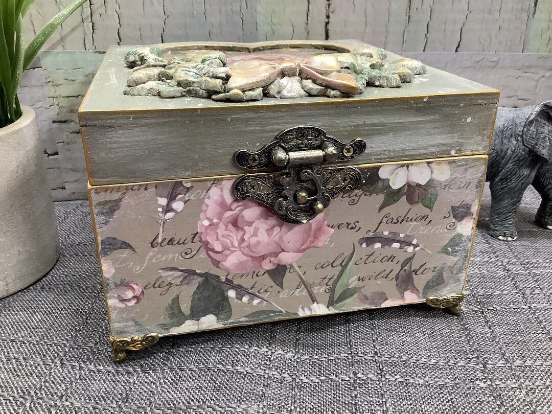 Vintage Rose Heart - Etsy