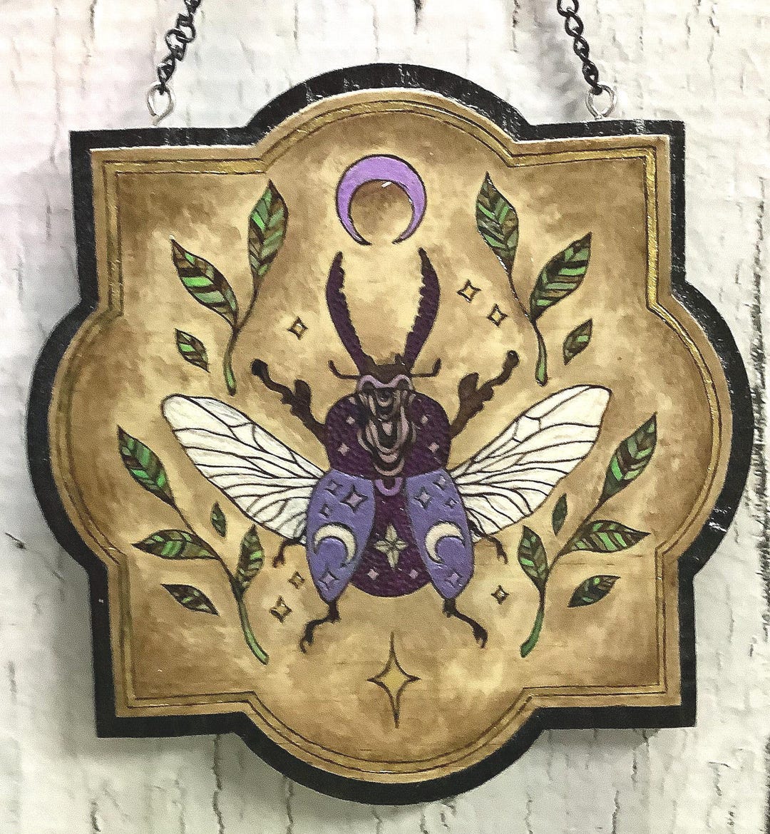 Beetle Sign- by Cassie - Etsy