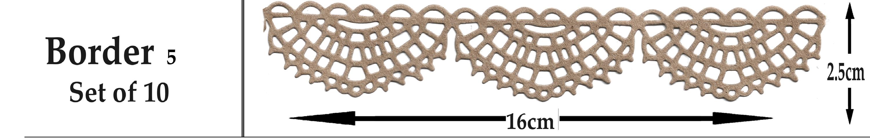 Lacey/floral Border Die Cuts - Etsy