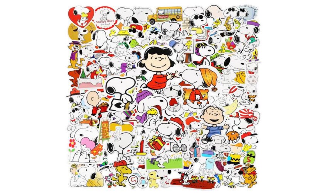 Snoopy Stickers, Pack of 10 Random, Stickers - Etsy