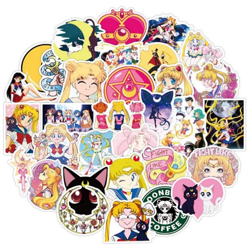 Sailor Moon Stickers - Etsy