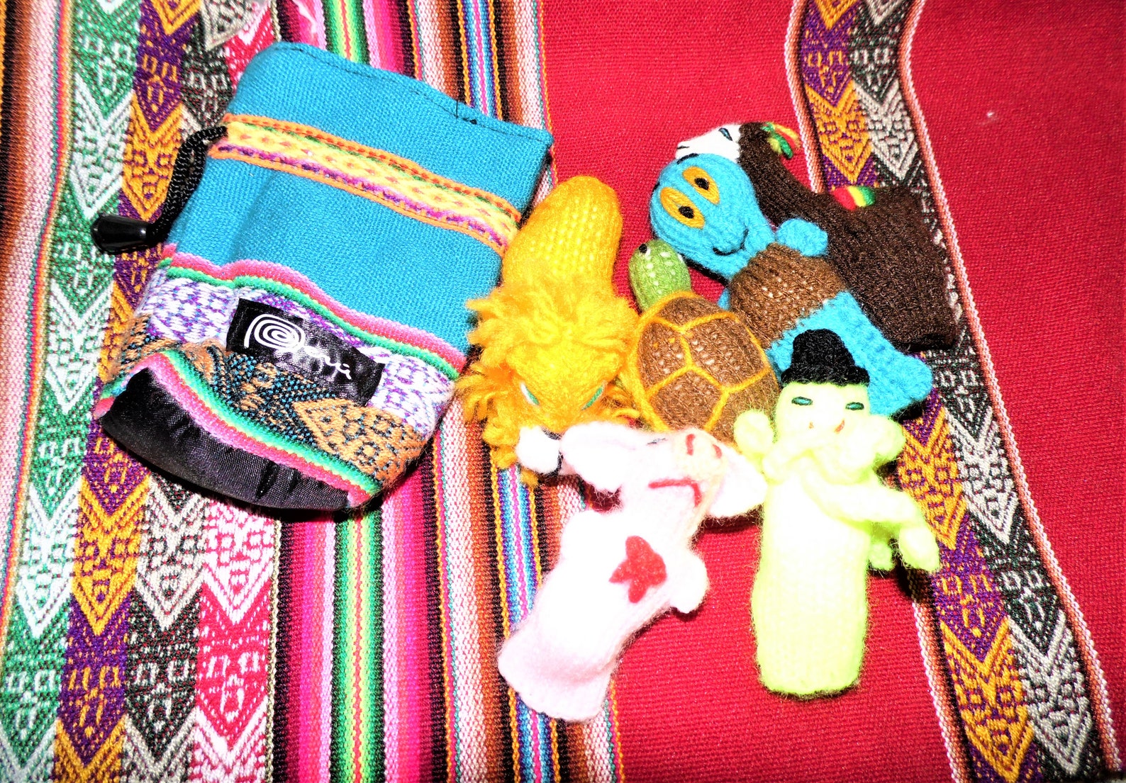Finger Puppet and Bag Included Handmade Toys From Peru - Etsy