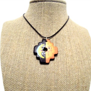 Sun and Moon Chakana Inca Cross Ceramic Pendant Necklace From Peru - Etsy