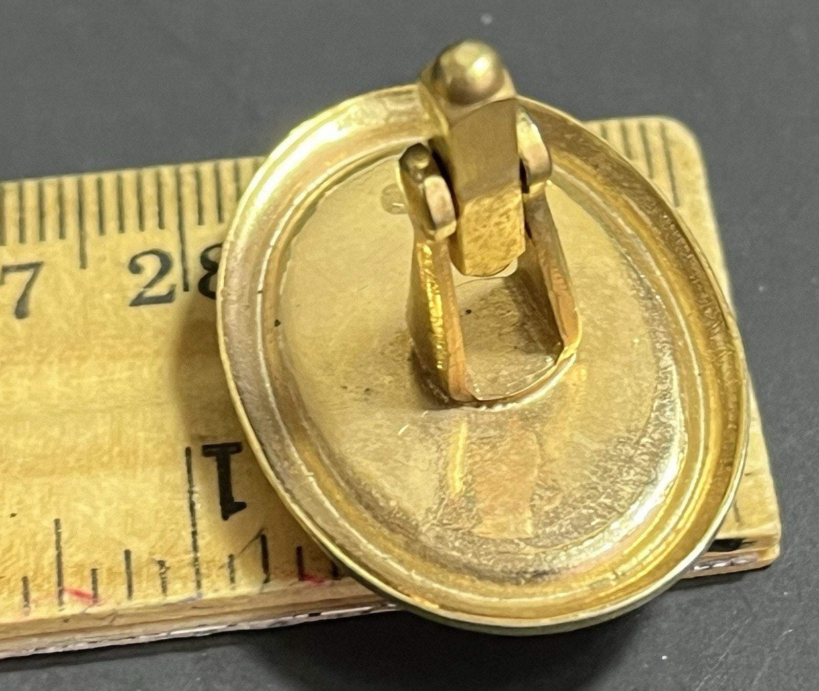 Vintage Black and Gold Man Pulling Rickshaw Cufflinks Set - Etsy