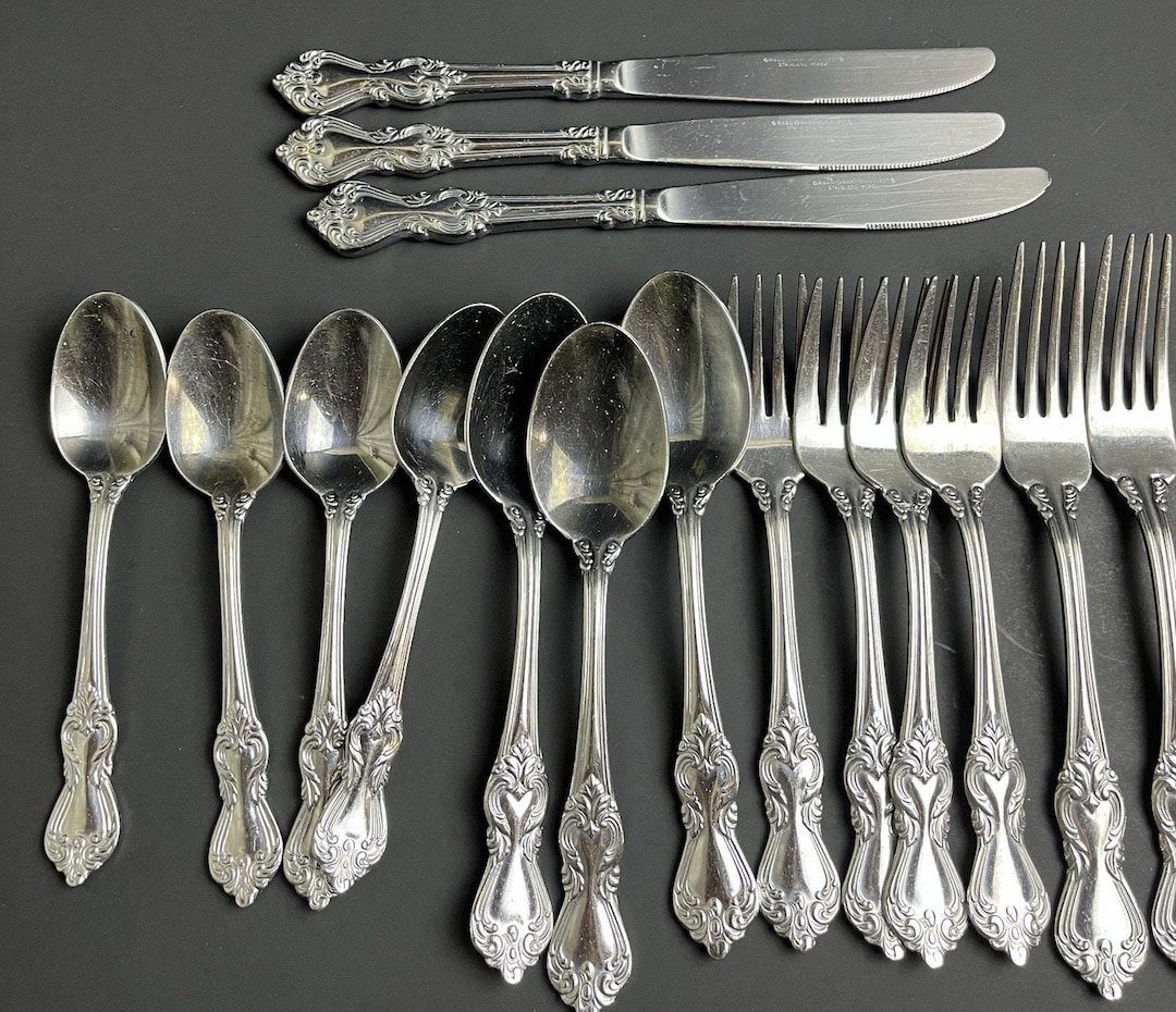 Reed & Barton Select Stainless Korea Duchess of Marlborough Flatware 16 ...