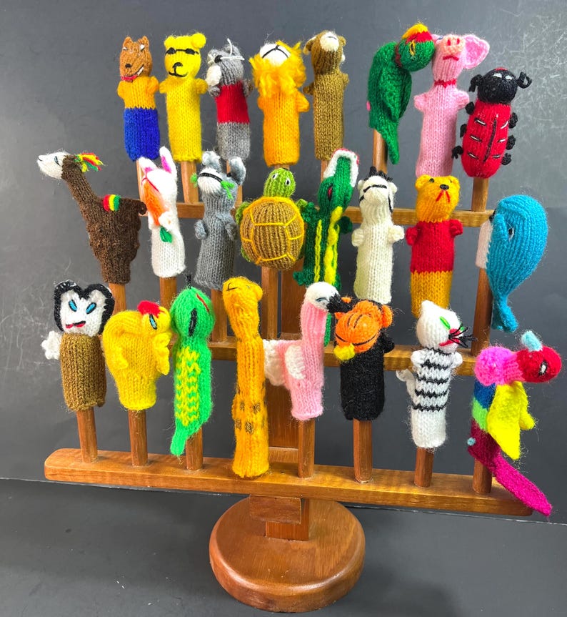 100 Handmade Finger Puppets From Peru, Wholesale Educational Toys ...