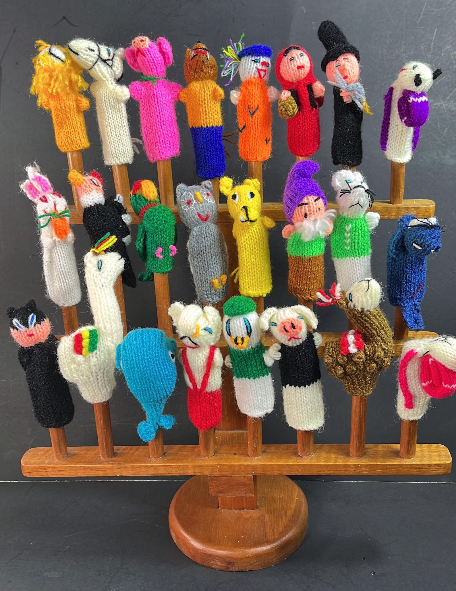 Finger Puppets Handknitted From Peru Wholesale Educational Toys - Etsy