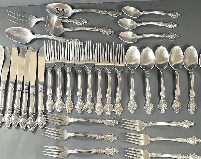 35 Pieces Roger’s Co. Stainless Korea Stanley Robert’s Flatware - Etsy