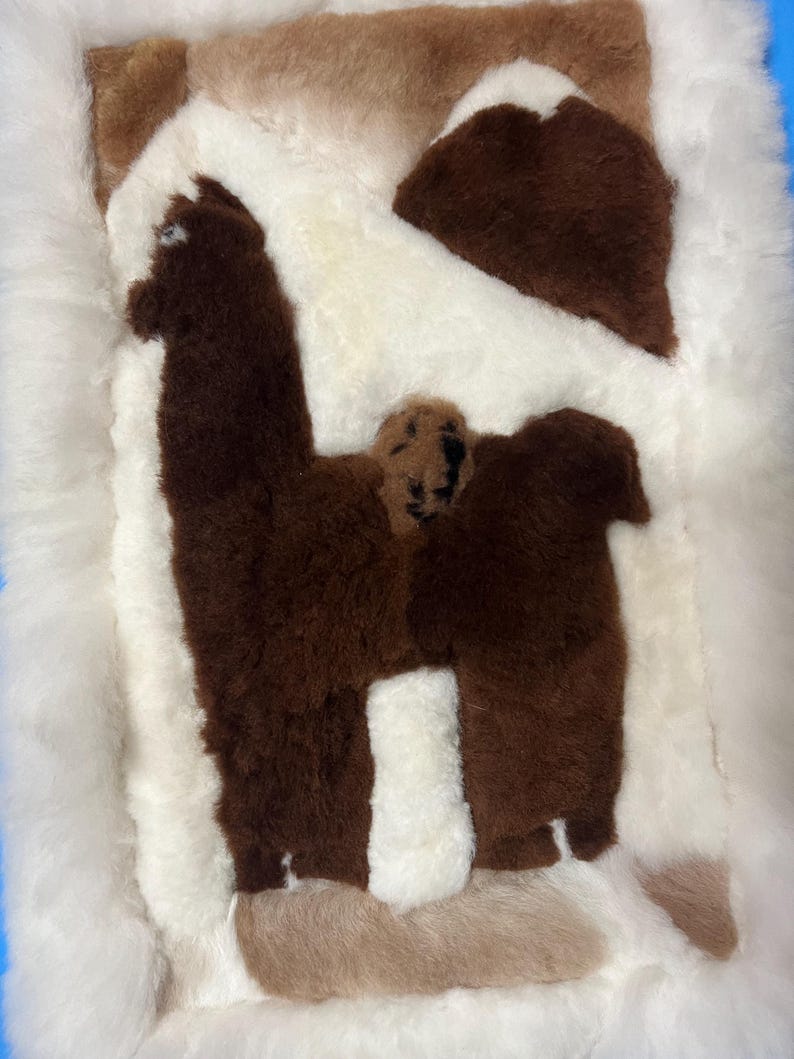 Alpaca Fur Rug Genuine Natural Alpaca Llama Designs From Peru - Etsy