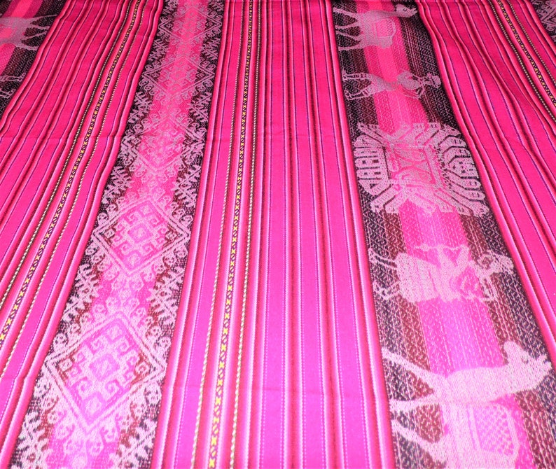 Fushia Large Tapestry Manta Inka Designs From Peru | Etsy