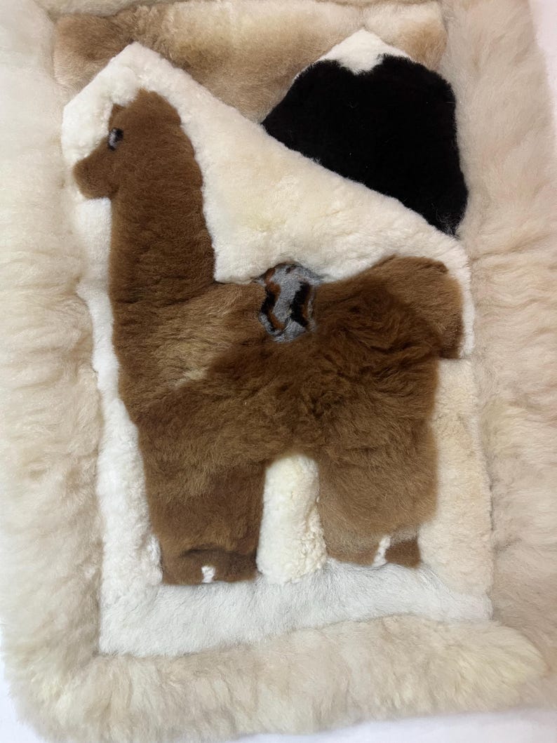 Alpaca Fur Rug Genuine Natural Alpaca Llama Designs From Peru - Etsy