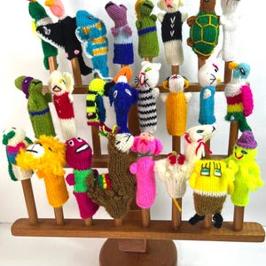 20 Finger Puppets Handknitted From Peru Wholesale Educational Toys ...