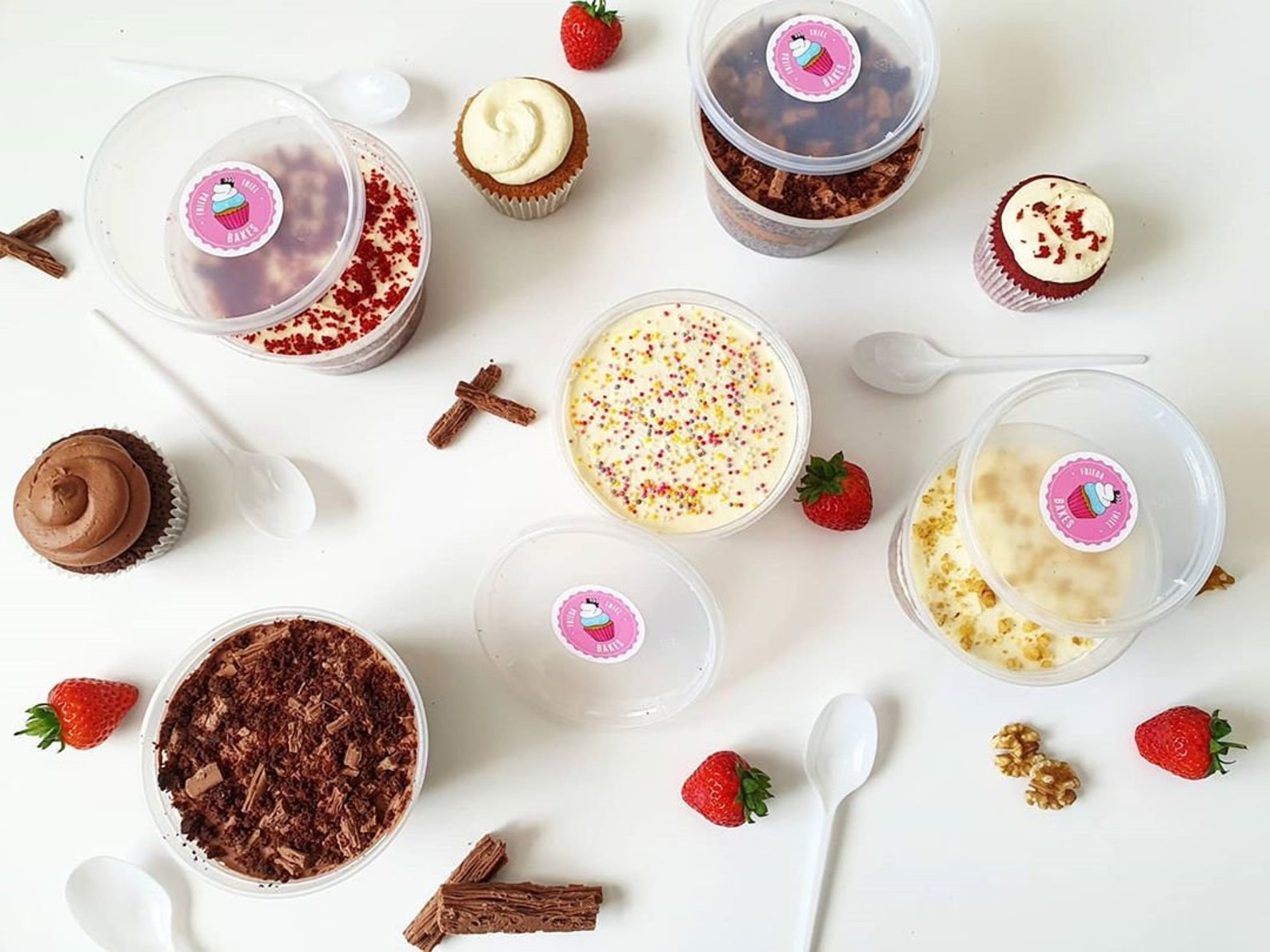 Massive mini CAKE in a TUB/ birthday cake and treats gift | Etsy