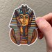 Egyptian Pharaoh Holographic Vinyl Sticker Starry Holographic Effect ...