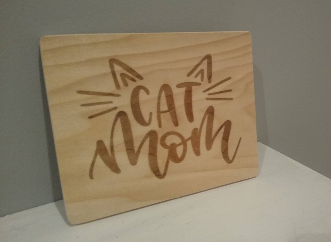 Cat Mom Sign - Etsy