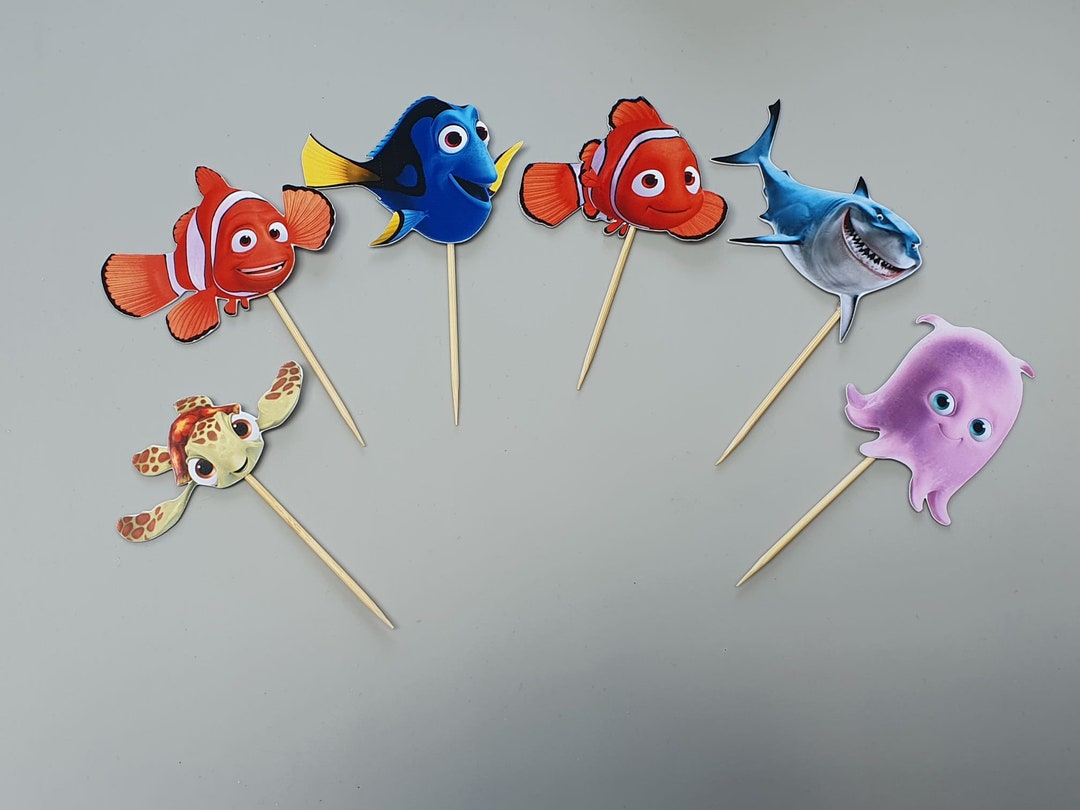 Finding Nemo Cupcake Toppers. - Etsy UK