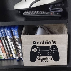 Gaming Box. Personalised Gaming Storage. - Etsy UK