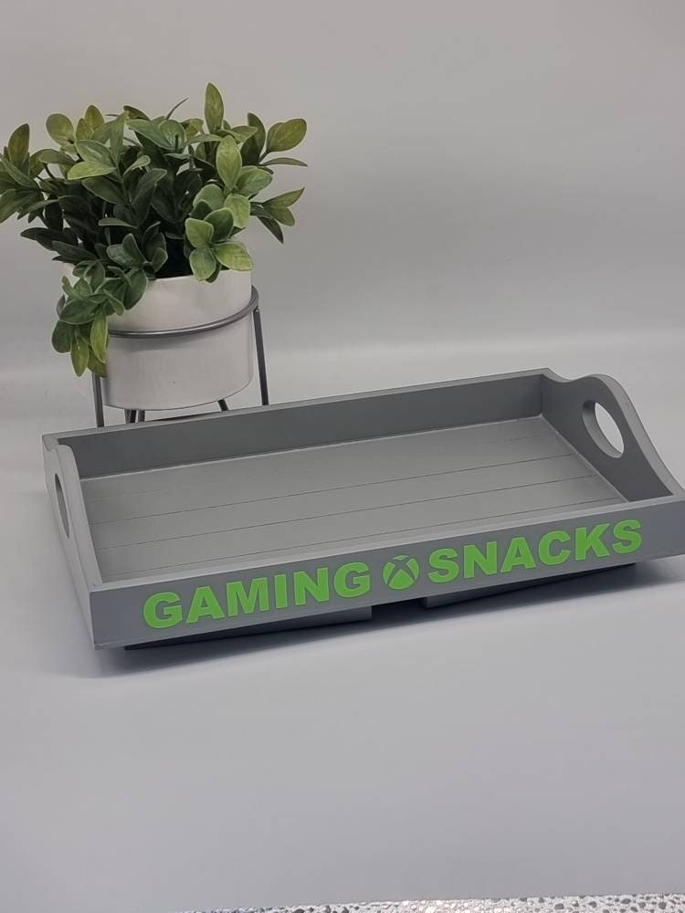 Gaming Snack Tray. Wooden Sofa Tray. - Etsy UK