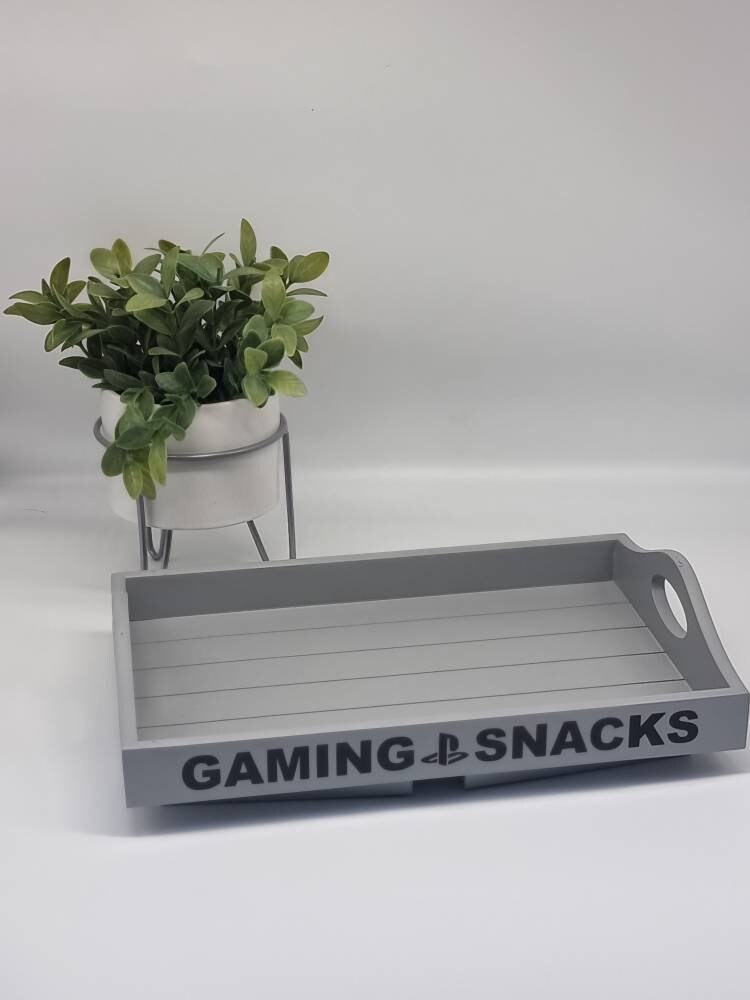 Gaming Snack Tray. Wooden Sofa Tray. - Etsy UK